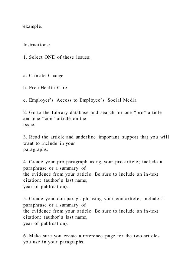 1 ENG110 – College Writing Unit 4 Assignment Pro an | PDF