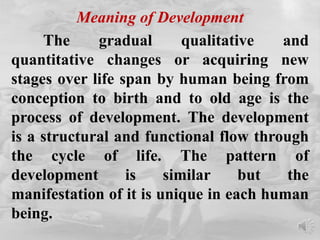Eng concept of human development | PPTX