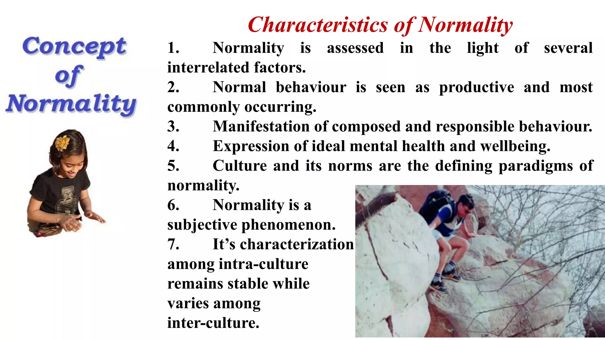 concept of normality (English) | PPTX