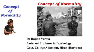 concept of normality (English) | PPTX