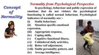 concept of normality (English) | PPTX