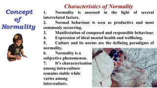 concept of normality (English) | PPTX