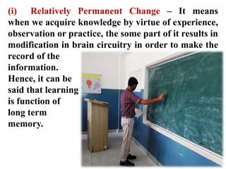learning definition and meaning | PPT