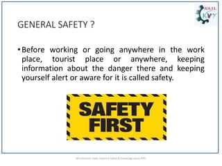 1 english m3 electrical safety and knowledge about pp es - day 1 | PPTX