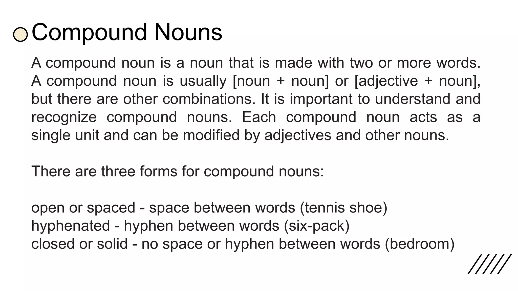 English - Nouns | PPTX
