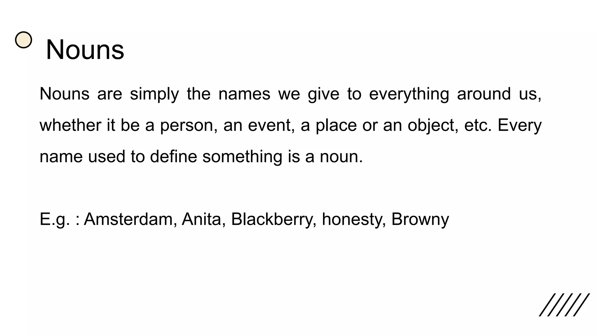 English - Nouns | PPTX