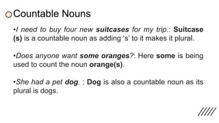 English - Nouns | PPT