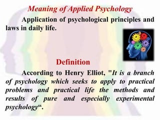 Applied Psychology