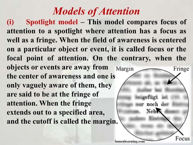 Nature of attention (Meaning, Definition and Theories in brief) | PPSX ...