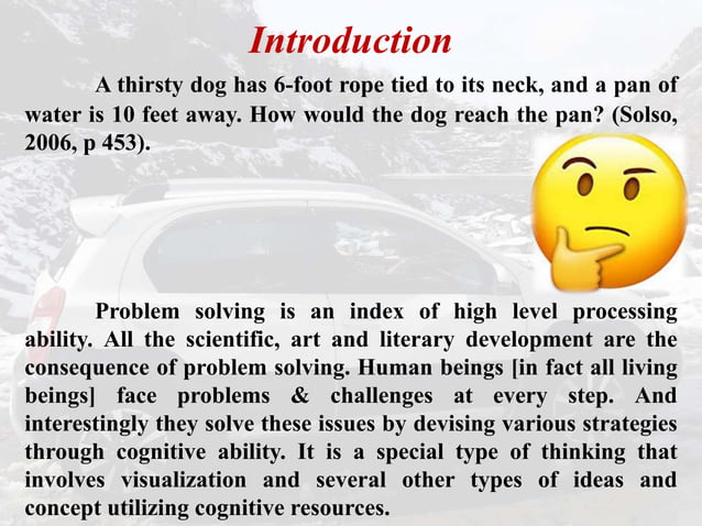 problem solving an introduction | PPT
