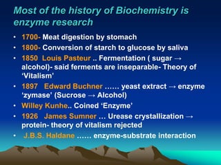 Enzymology- introduction and classification | PPTX