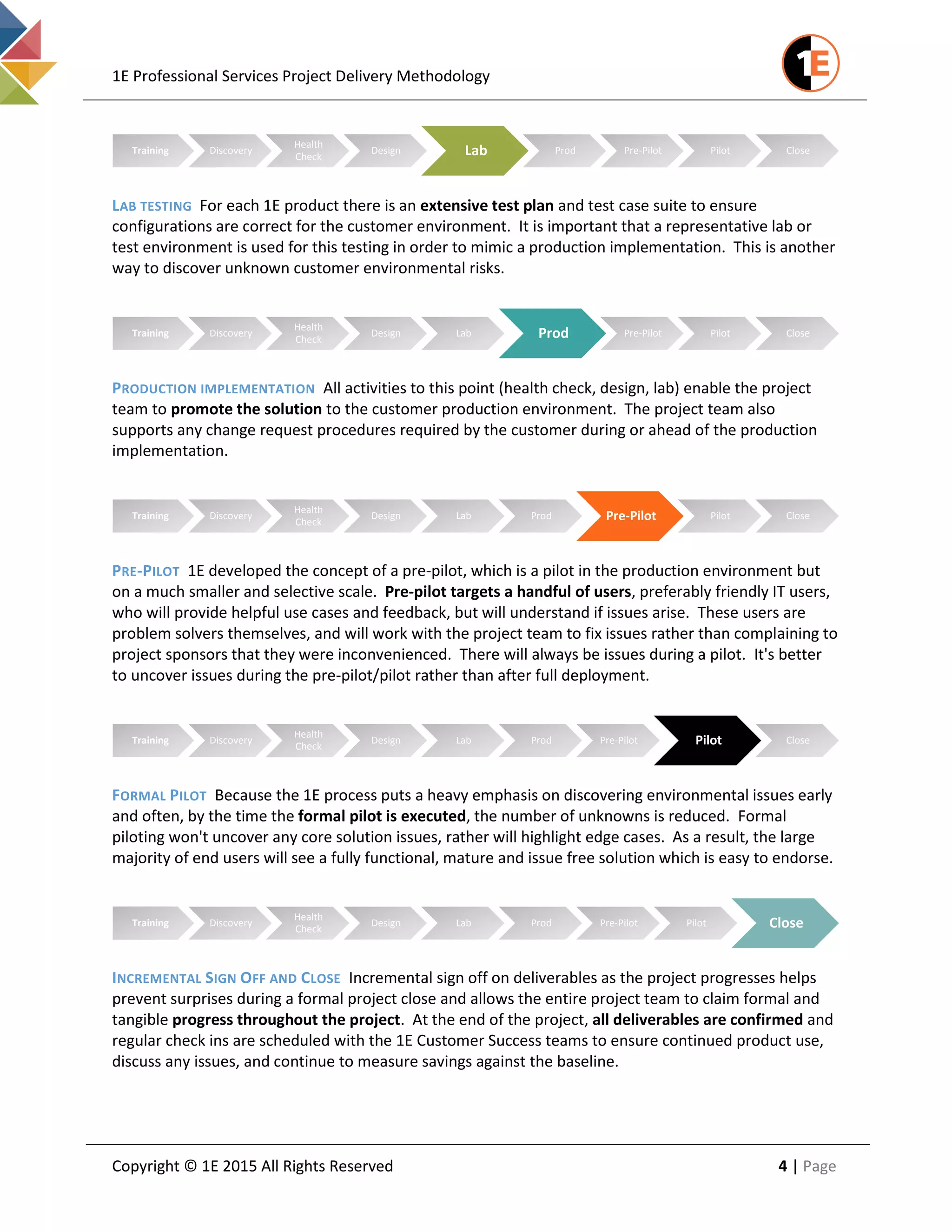 Professional Services Project Delivery Methodology | PDF | IT and ...