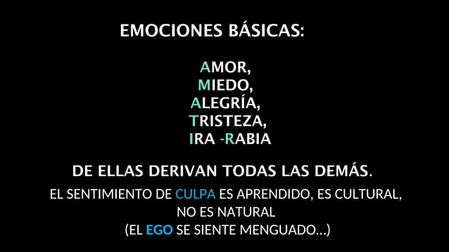 Presentación de las emociones y educación emocional | PPT