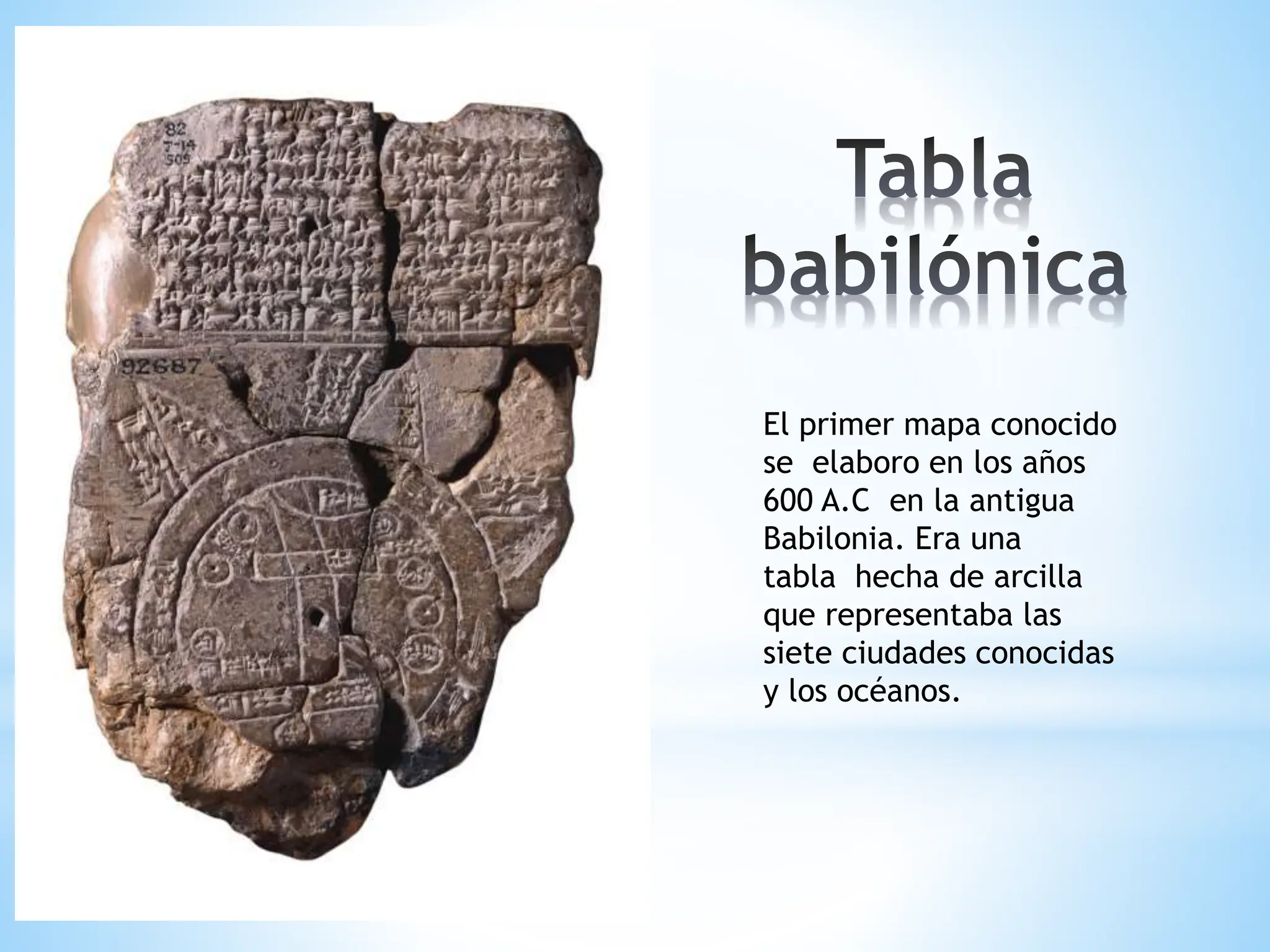 Historia de los mapas, los diferentes mapas | PPTX