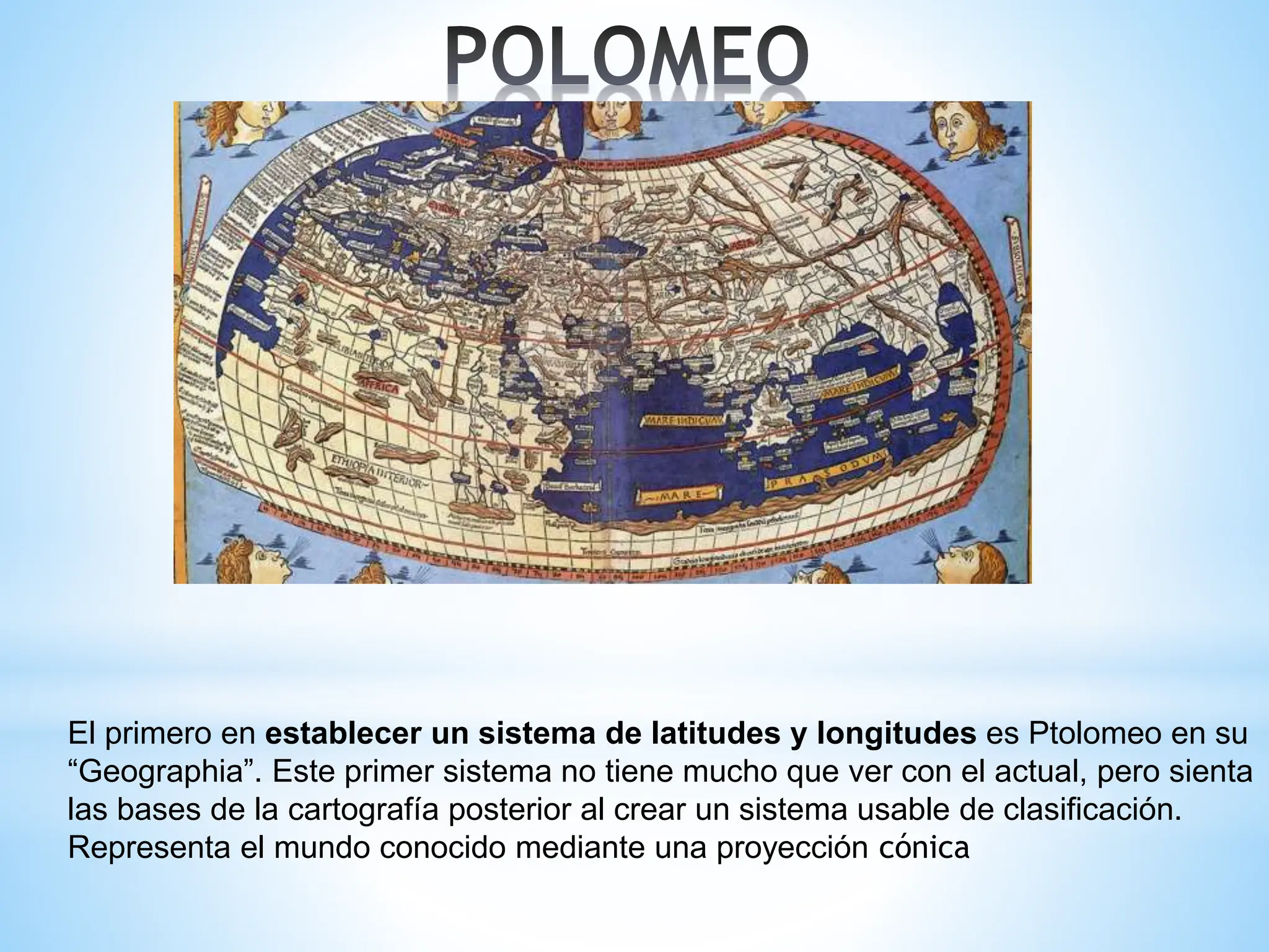 Historia de los mapas, los diferentes mapas | PPT