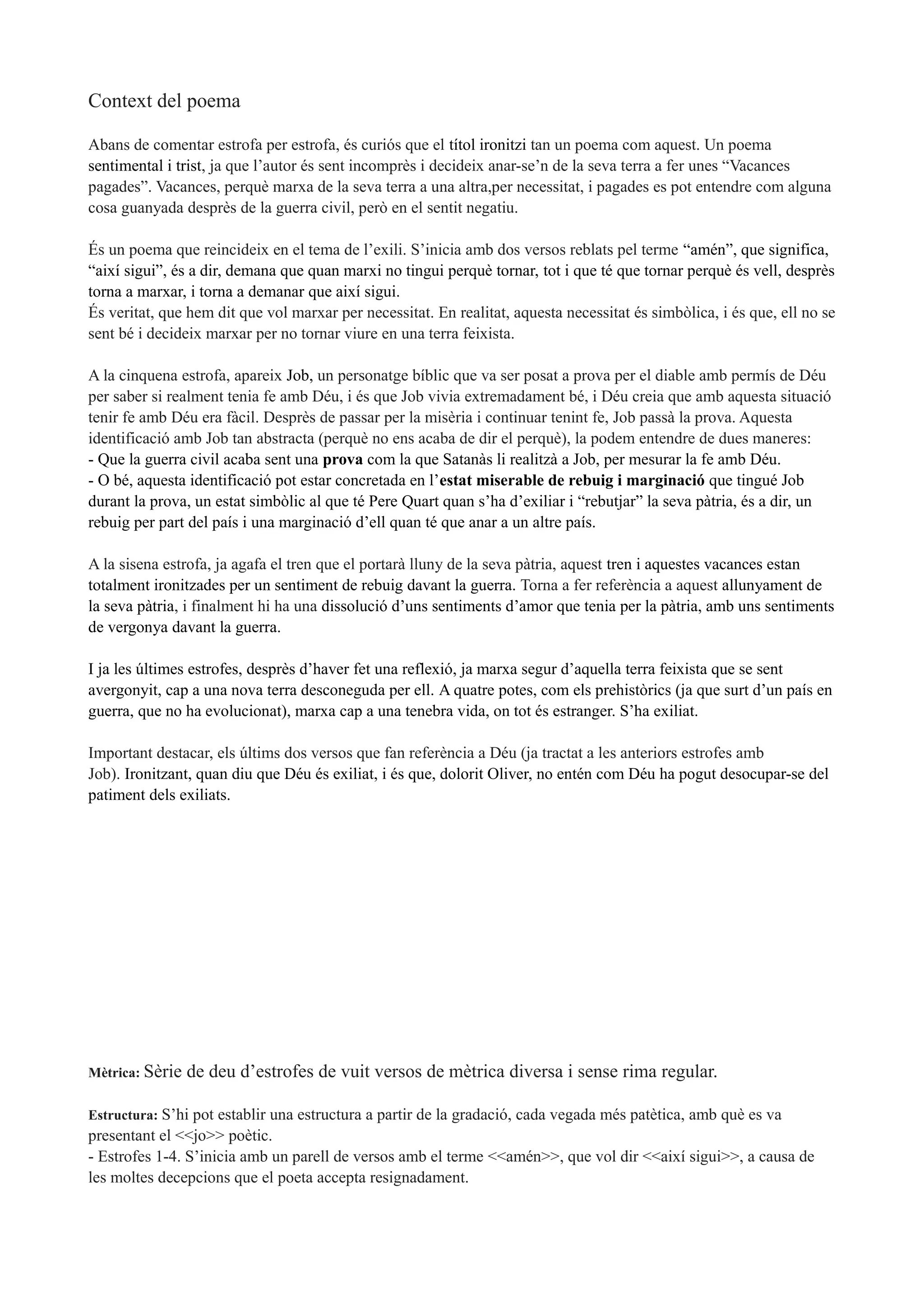 1er batxillerat vacanses pagades | ODT