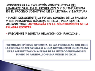 Orientación 1er ciclo | PPT