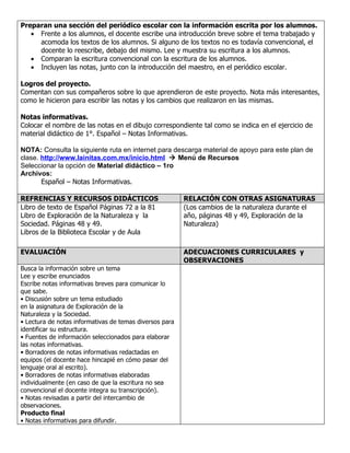 1er grado bloque 3 - proyecto 1 | DOC
