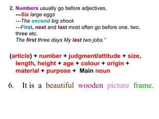 1er Nivel Adjectives and part of sentence.ppt | Operating Systems ...