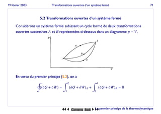 Système Fermé Thermodynamique