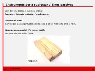 1º eso les eines | PPT