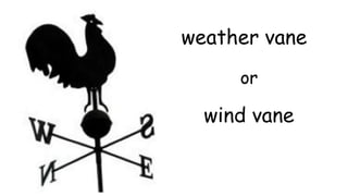 Weather tools: basic vocabulary. | PPTX