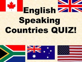 1 eso, english speaking countries pps (2) | PPT