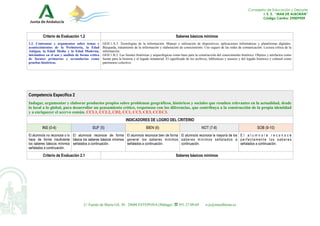 GUIONES DE MATERIA 1 º ESO GEOGRAFÍA E HISTORIA | PDF