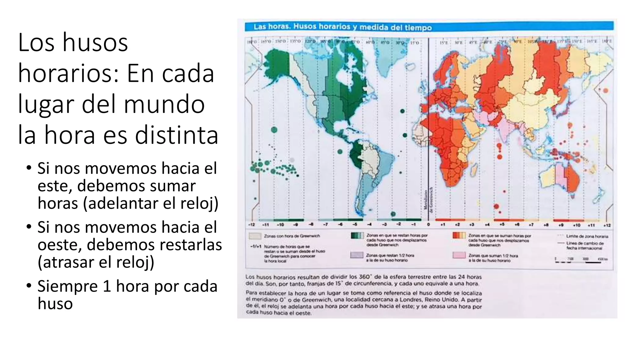 Mapas, husos horarios y escalas - 1ºESO | PPT