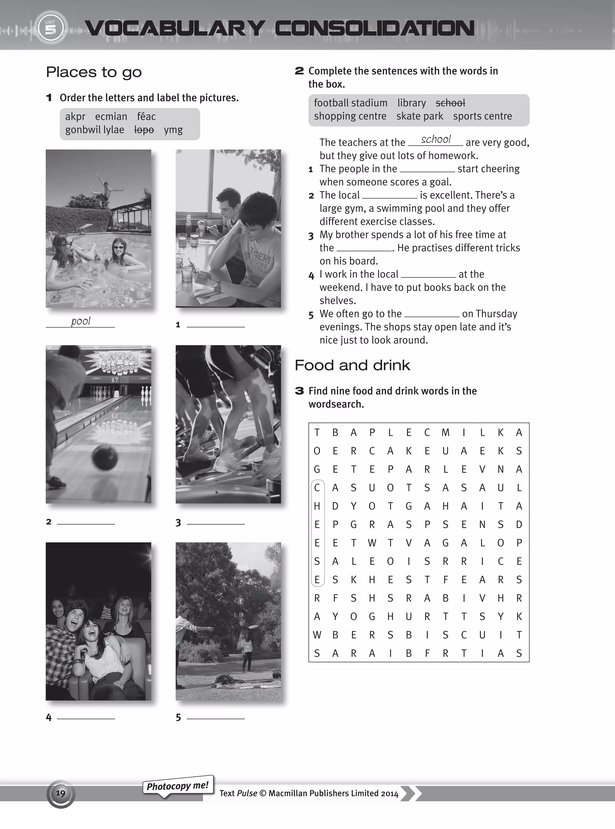 1º eso vocabulary and grammar_consolidation_and_extension | PDF