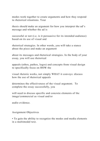 1 Essay #2 Multimodal Analysis In this 4-5 page p.docx