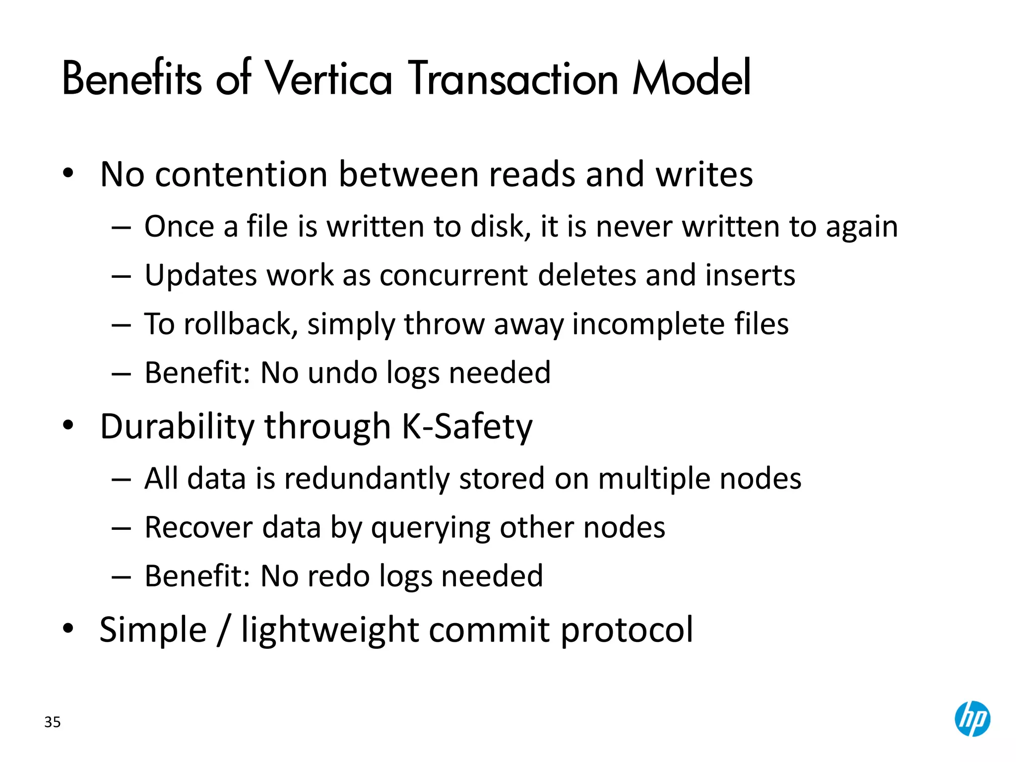 Vertica 7.0 Architecture Overview | PDF