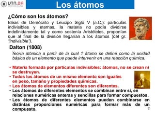 1 ESTRUCTURA ATOMICA Tema 1 de Química General.ppt