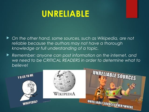 1 - Evaluating sources' credibility bb | PPT | Free Download