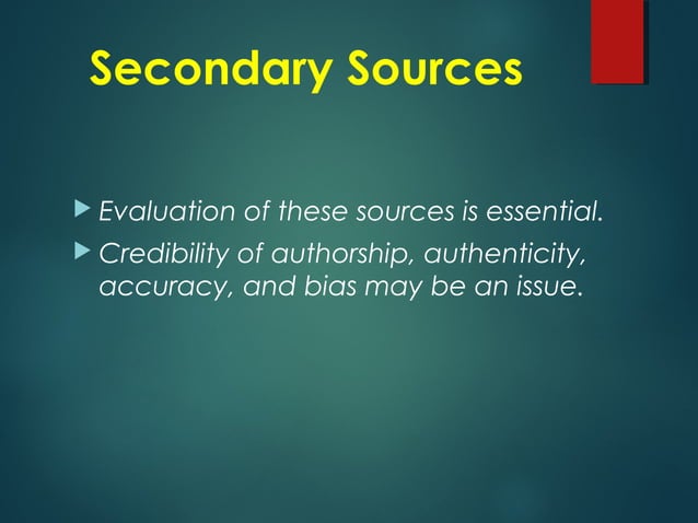 1 - Evaluating sources' credibility bb | PPT