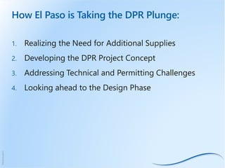 El Paso Water Takes the DPR Plunge with its Advanced Water Purification ...
