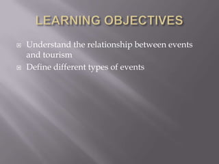 1 event tourism | PPTX