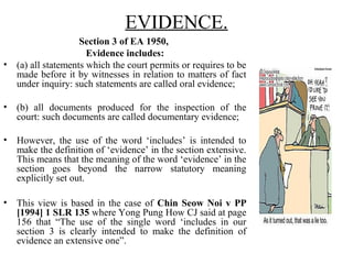 (1) evidence (overview) | PPT