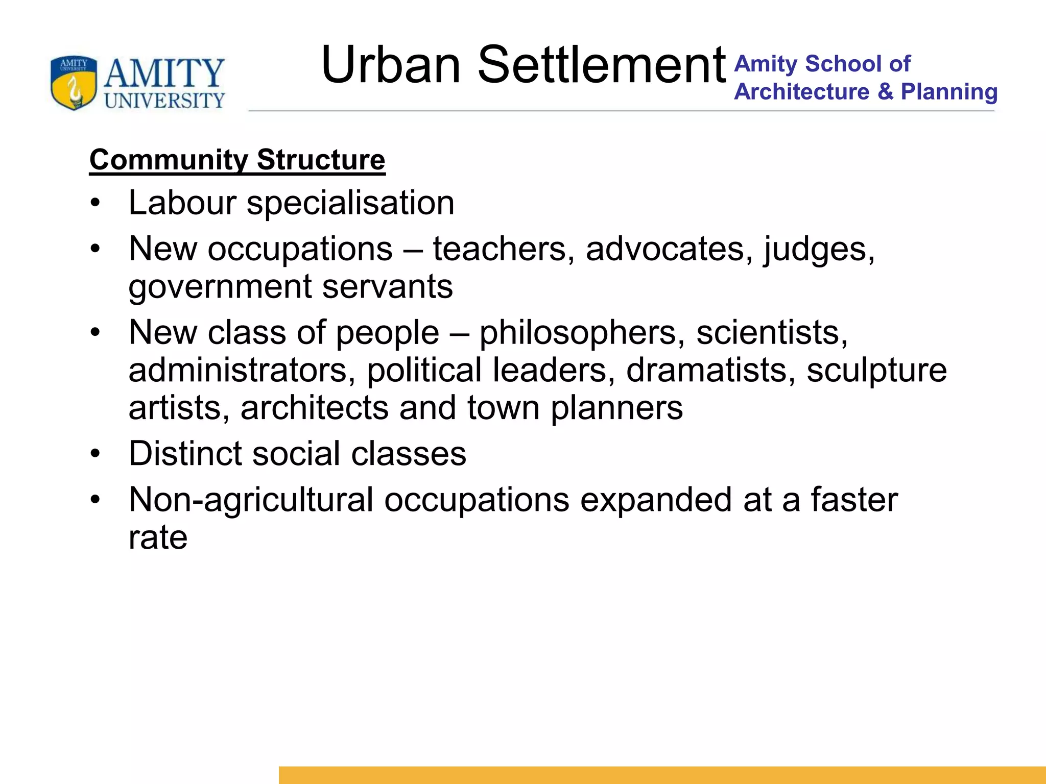 evolution of human settlements | PDF
