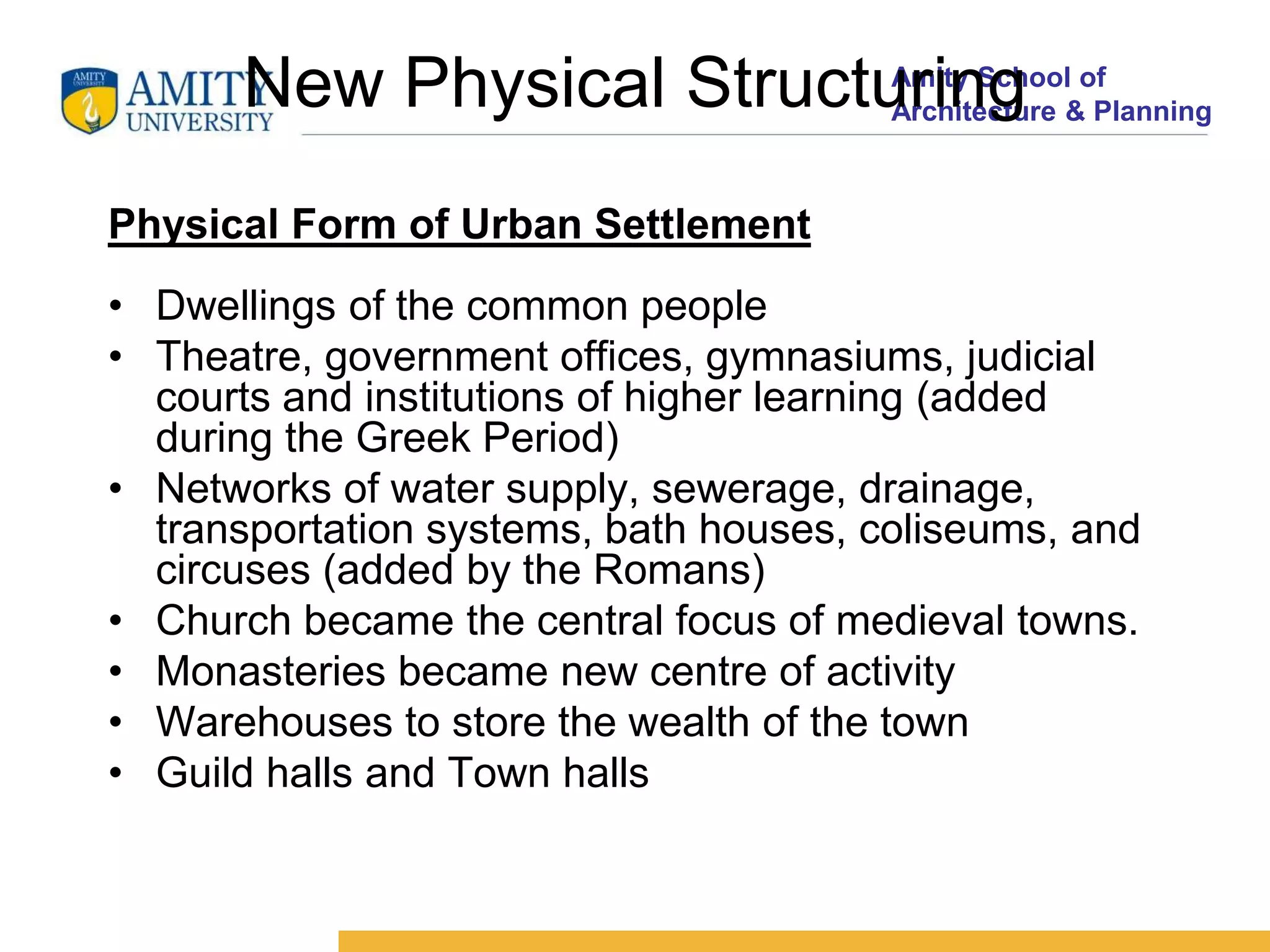 evolution of human settlements | PDF