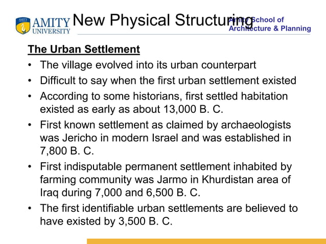 evolution of human settlements | PDF | Geography | Science