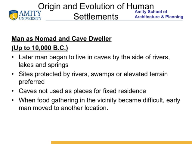 evolution of human settlements | PDF | Geography | Science