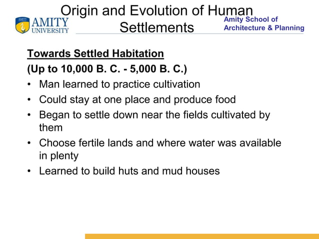 evolution of human settlements | PDF | Geography | Science
