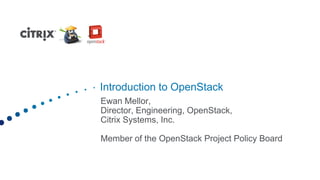 Introduction to OpenStack | PPT