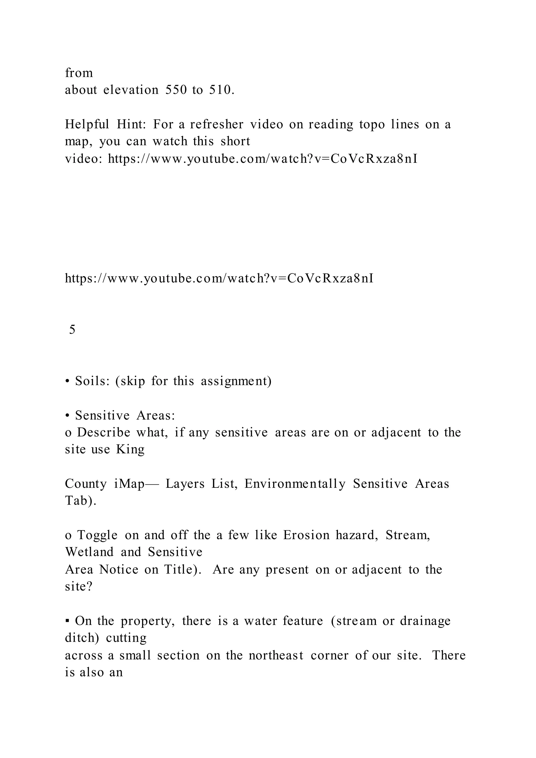 1 example sample for assignment #1 re 363 parcel asses | DOCX