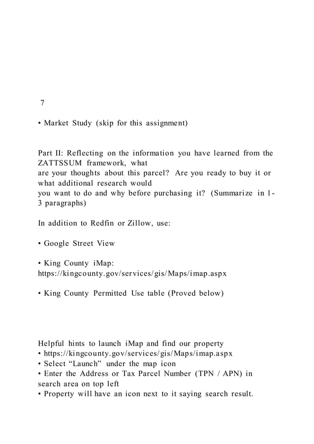 1 example sample for assignment #1 re 363 parcel asses | DOCX