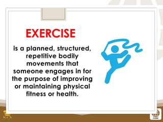 1ST QUARTER GRADE 11 - Exercise for Fitness | PPTX