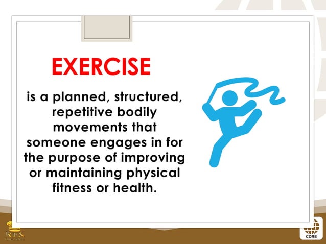 1ST QUARTER GRADE 11 - Exercise for Fitness | PPTX