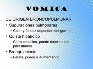 1 expectoracion y vomica | PPT