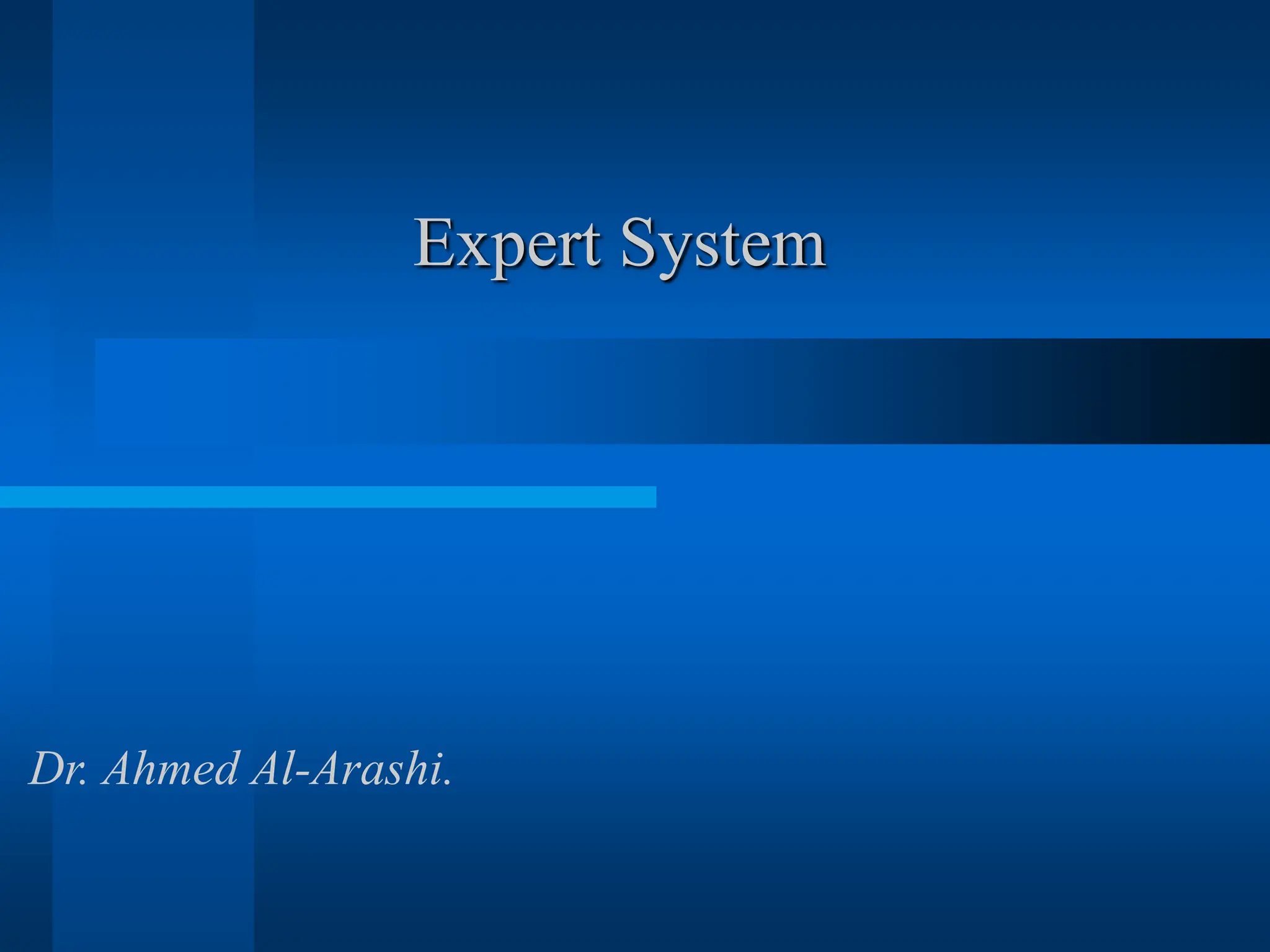 1 Expert System.ppt